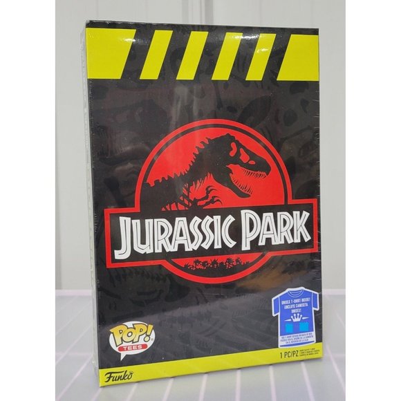 Funko | Shirts | Jurassic Park Funko Pop Mens Classic Logo Colors Short ...
